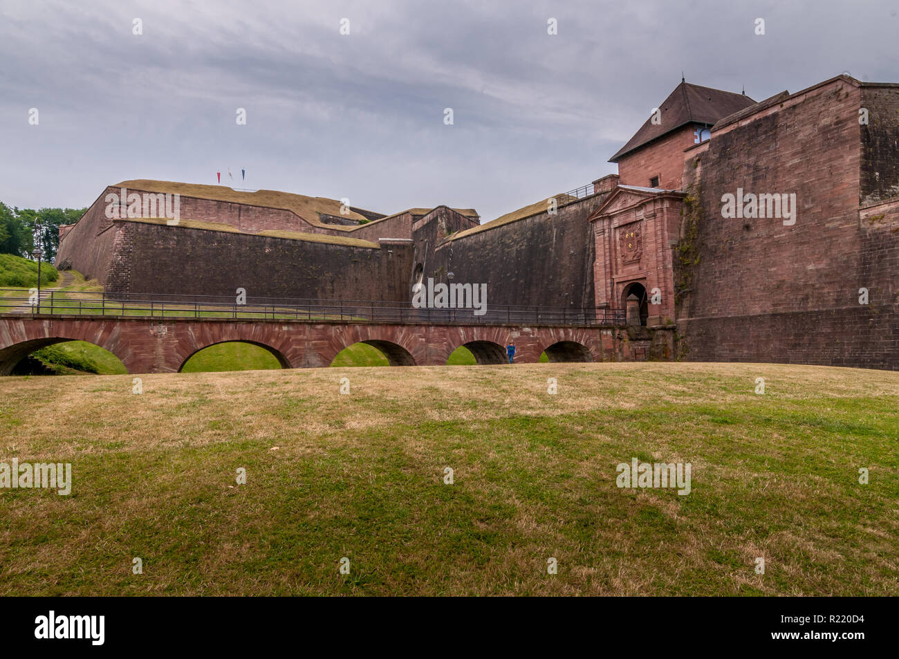 Entrance to Belfort fortress in France Stock Photo - Alamy