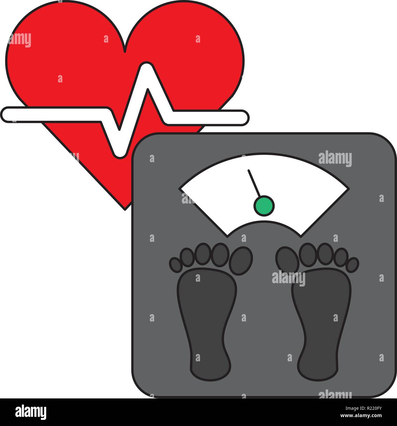 Good heart rate Stock Vector Images - Alamy