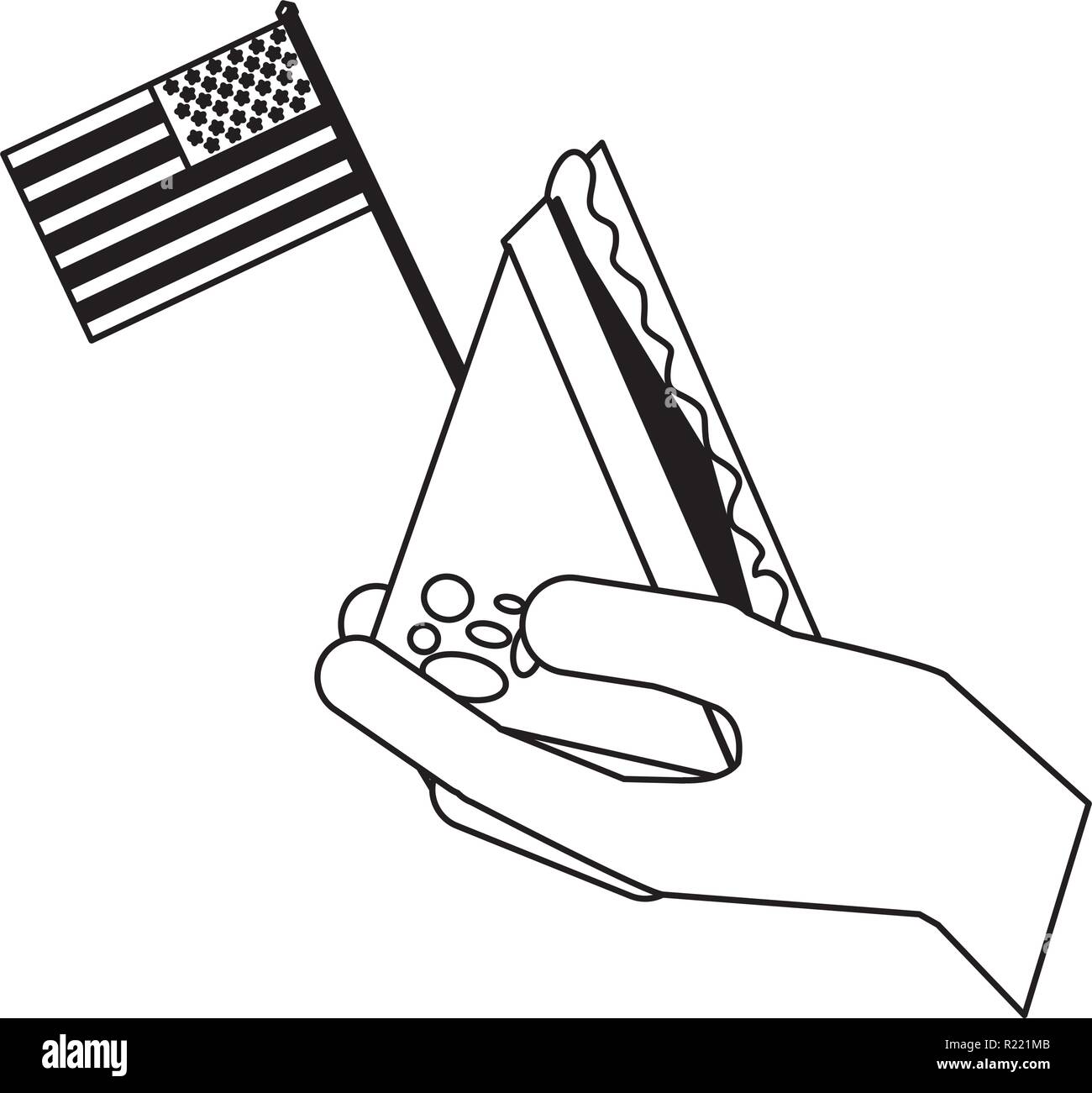 Hungry flag Stock Vector Images - Alamy