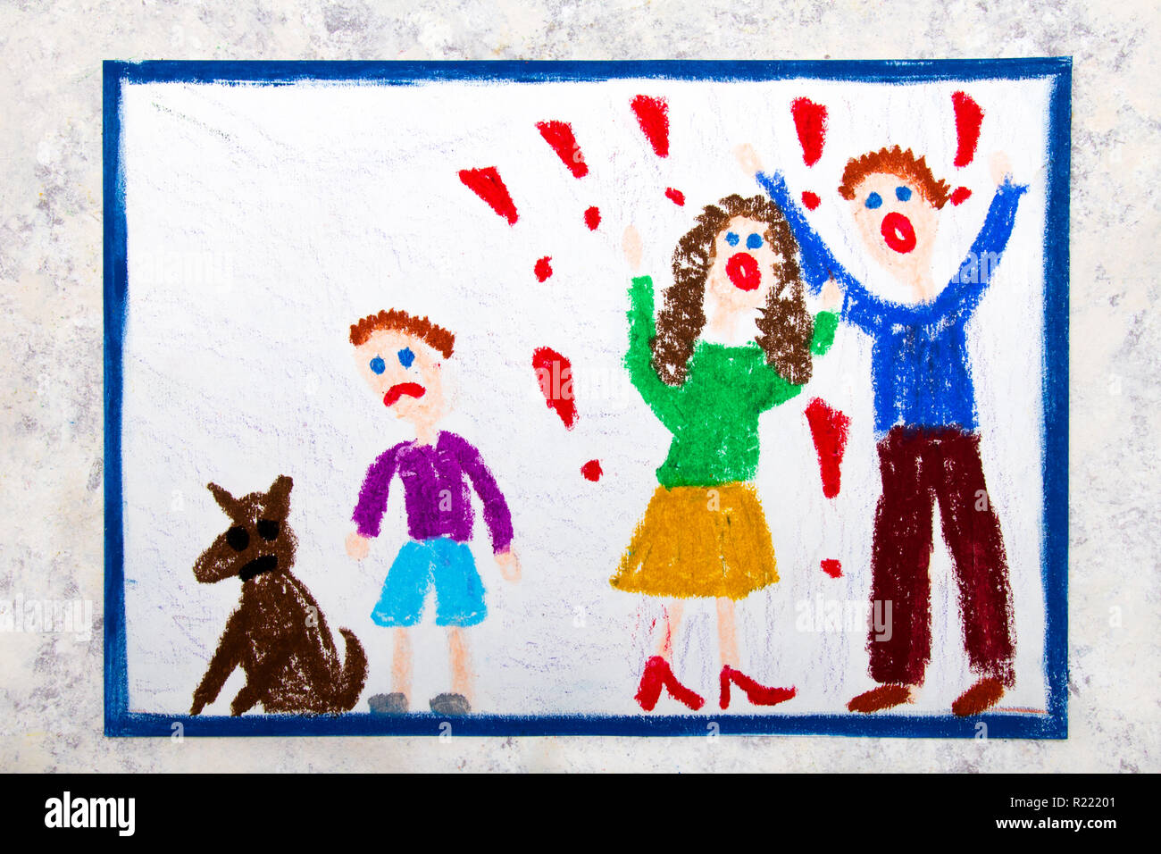 Son Parents Argue High Resolution Stock Photography and Images - Alamy