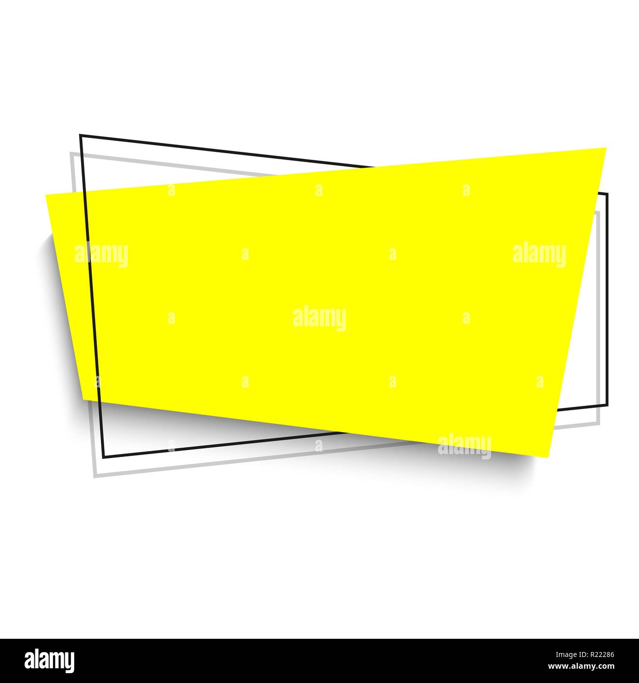 Modern vector announce banner isolated on white background, new label ...