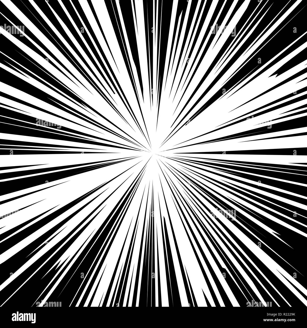 Black And White Rays