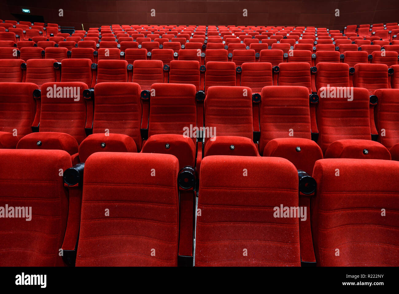 Empty Movie Theater Seats