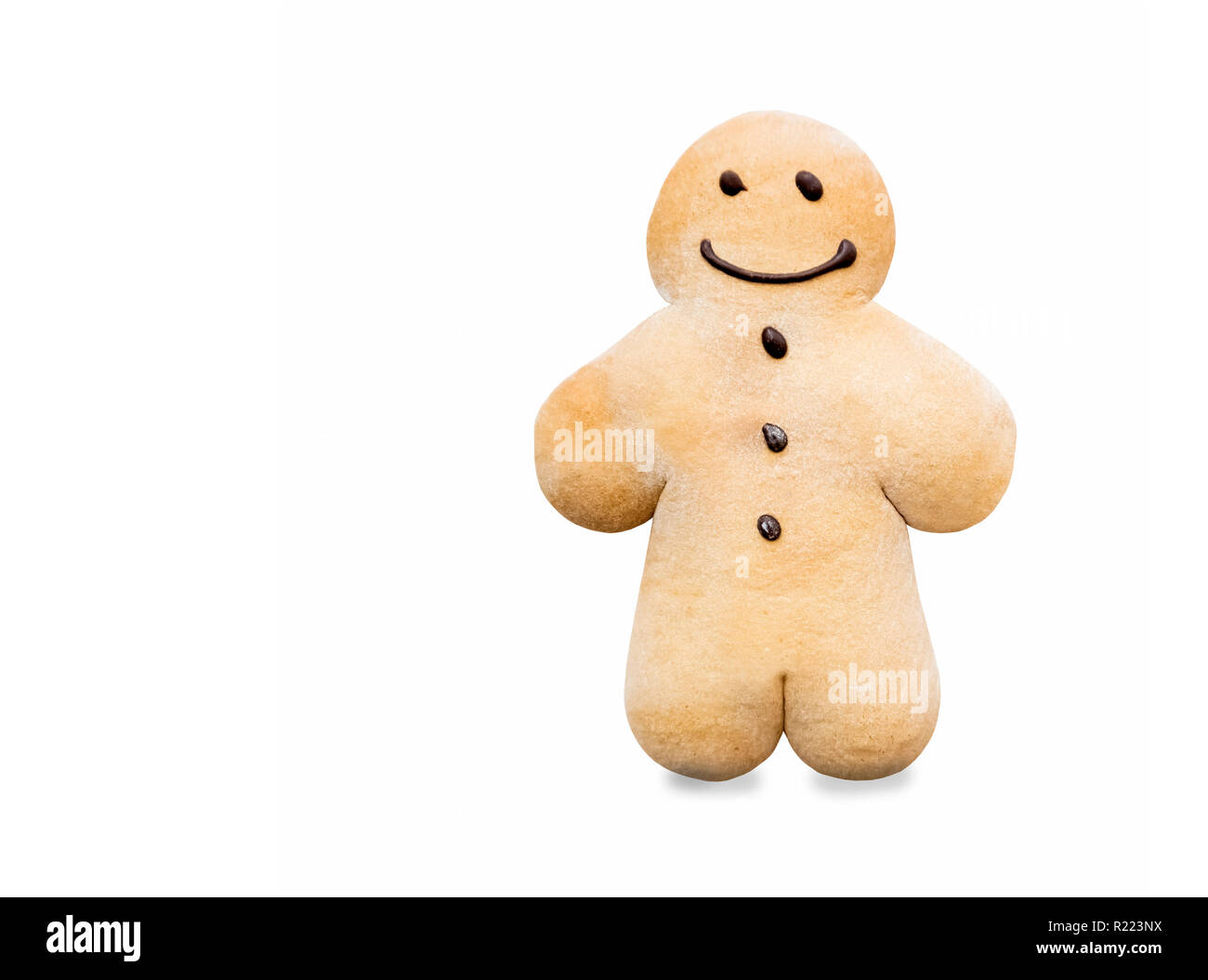 Gingerbread man - traditional sweet biscuits sprinkled with powdered ...