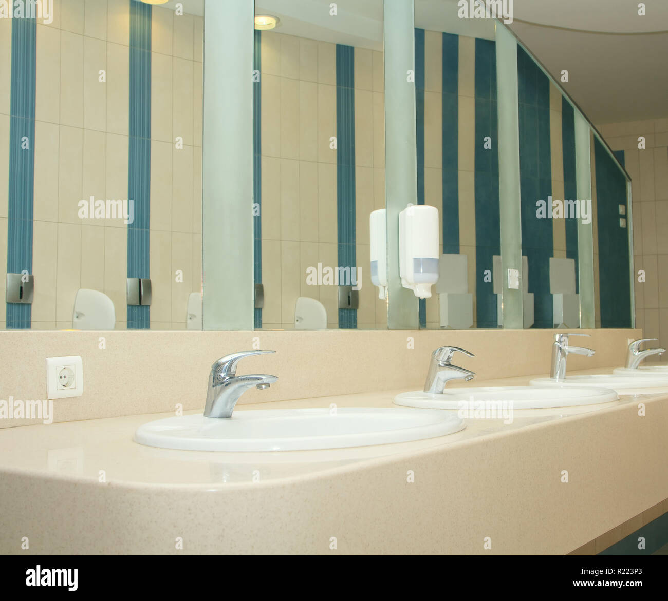 interior of private restroom Stock Photo - Alamy