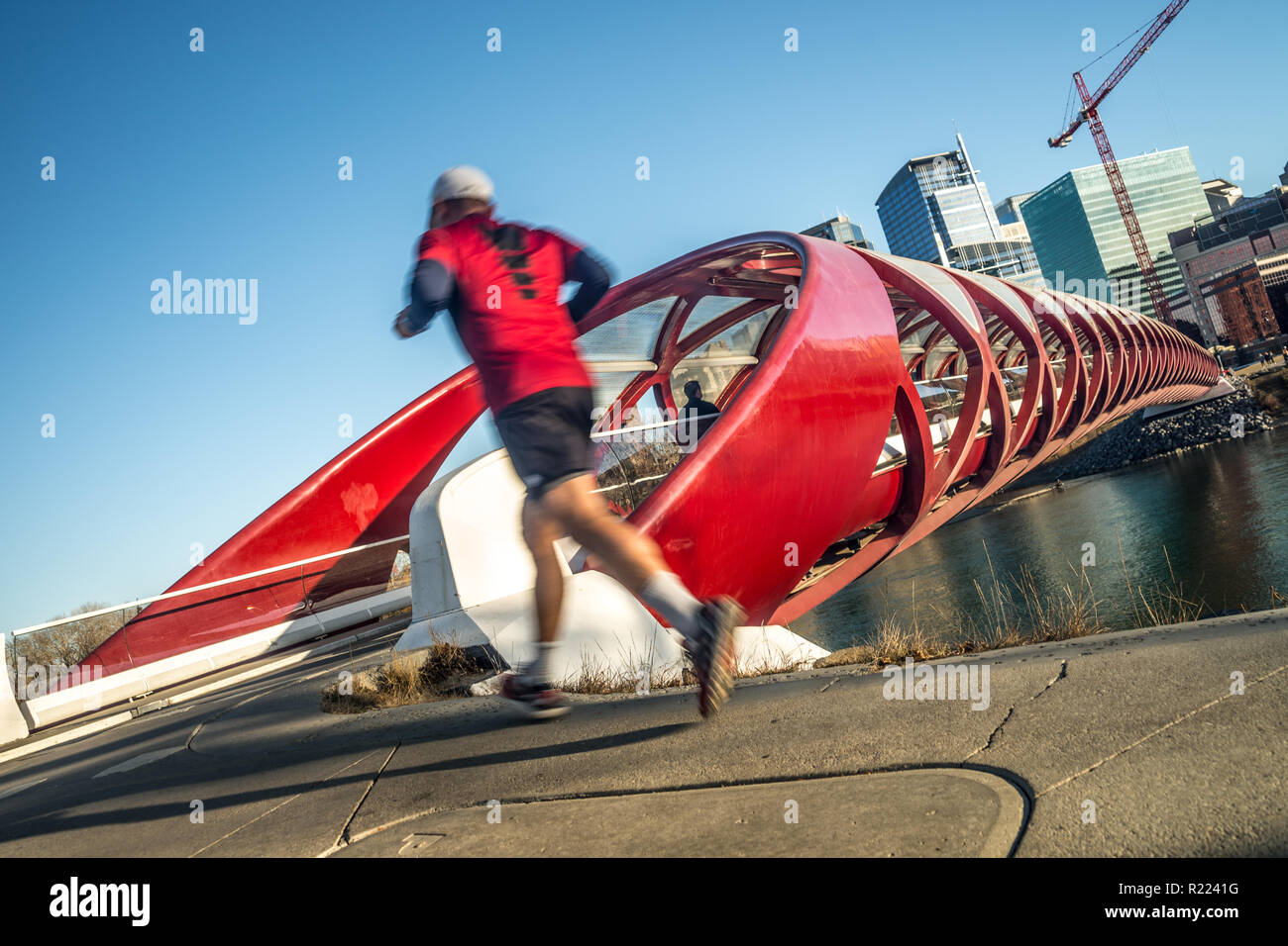 Bow river bridge hi-res stock photography and images - Alamy