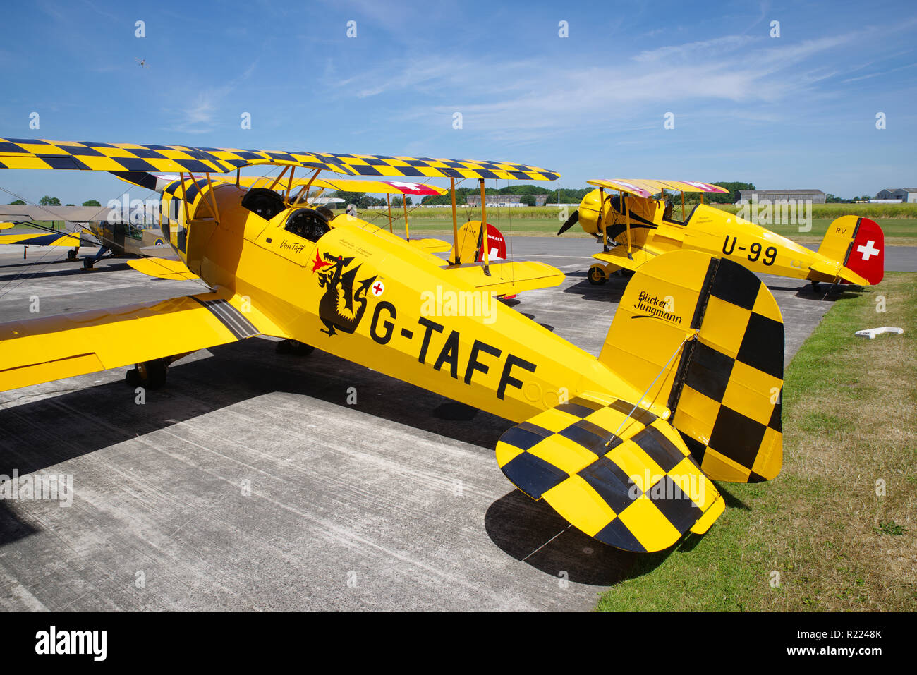 Bucker jungman biplane hi-res stock photography and images - Alamy
