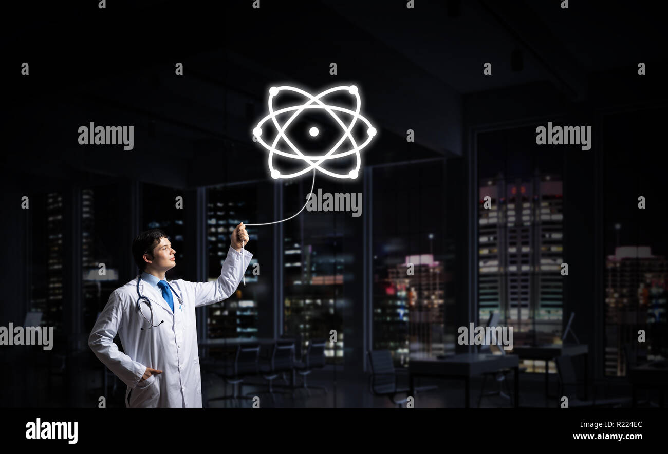 Molecular technology and medical industry Stock Photo - Alamy