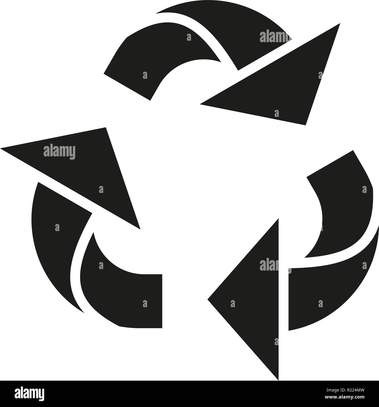 Recycle silhouette hi-res stock photography and images - Alamy