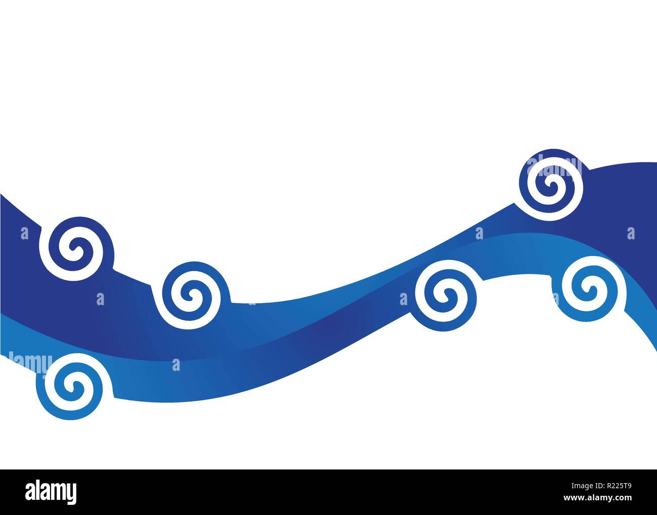 blue abstract background with graphic elements vector illustration ...