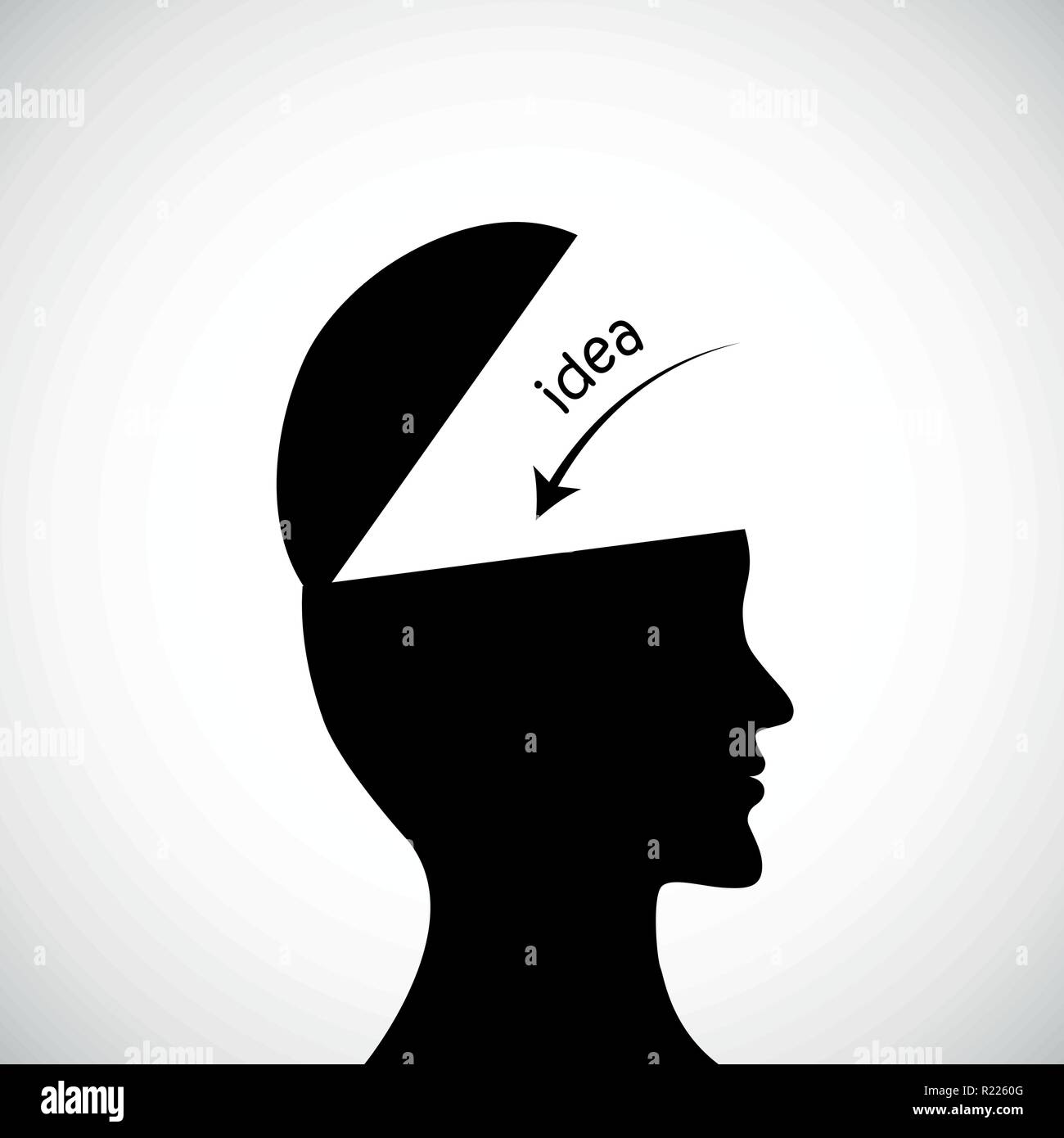 Analytical person Stock Vector Images - Alamy