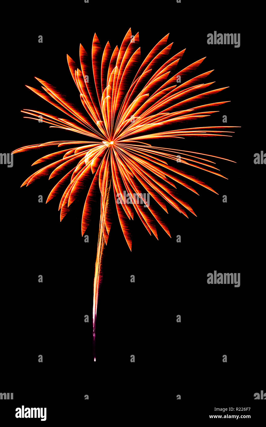 Single firework explosion hi-res stock photography and images - Alamy