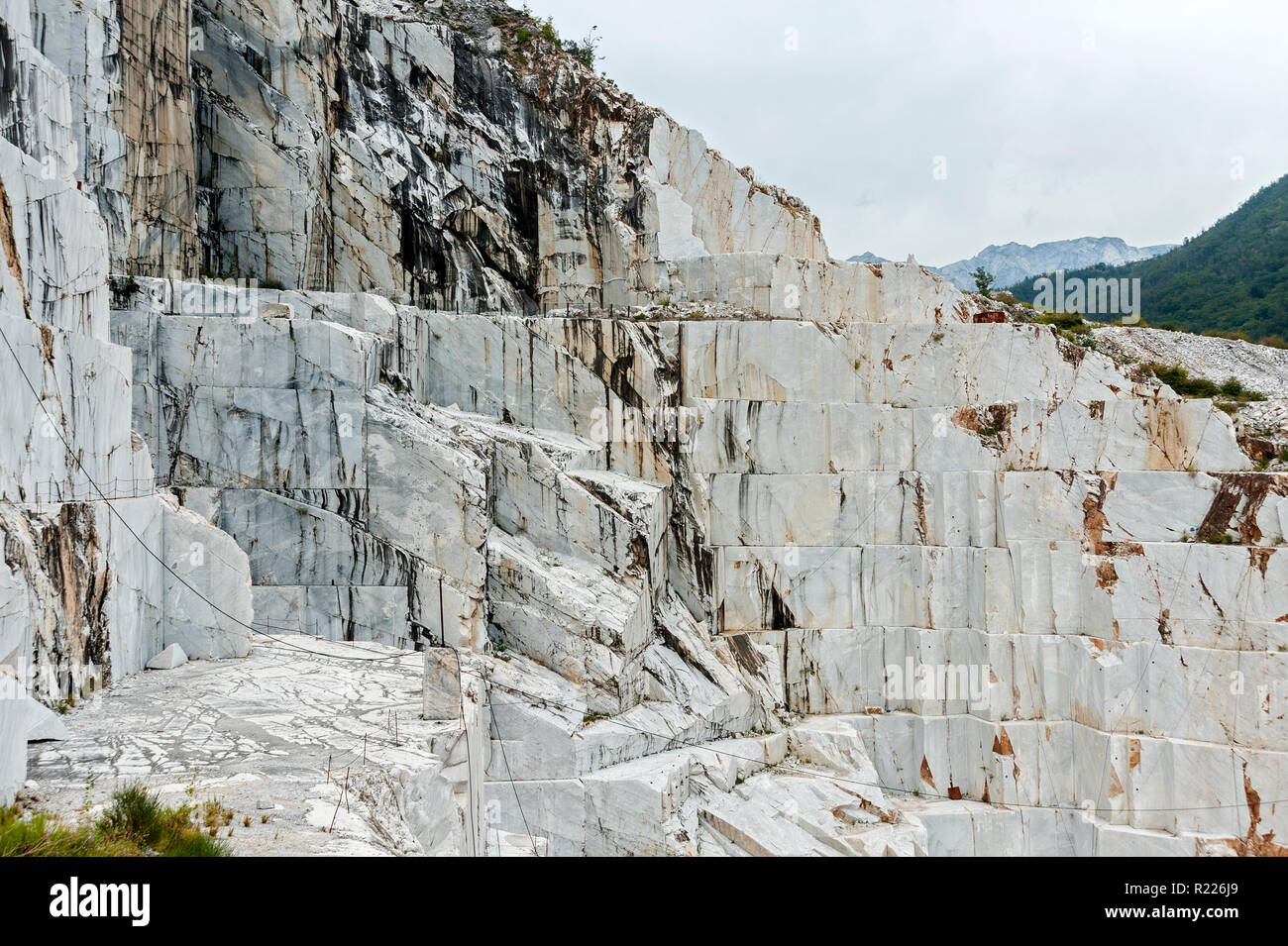 Marble Quarry at Carrara, Italy Stock Photo - Alamy