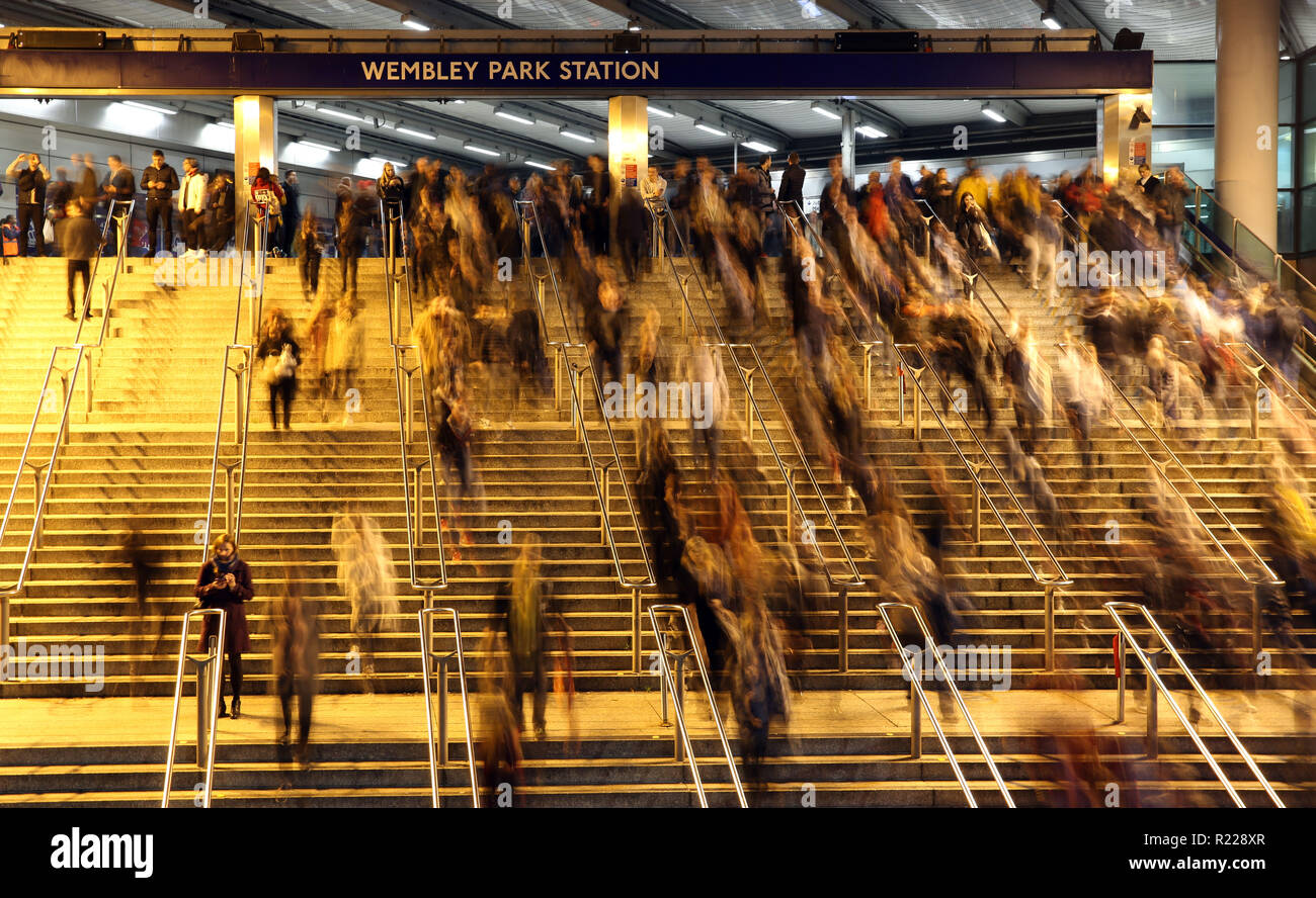 Steps wembley park underground station hi-res stock photography and ...