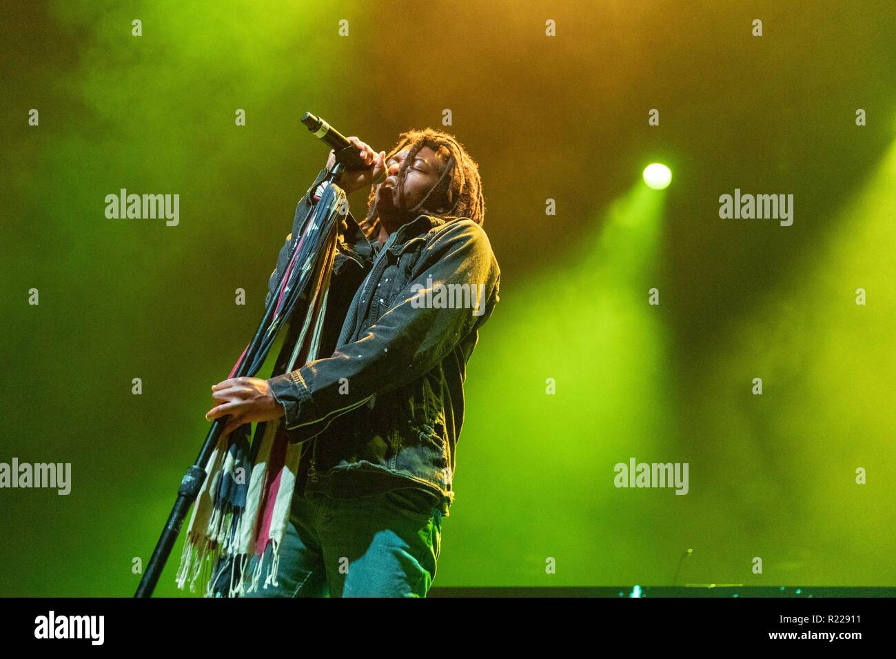 Madison, Wisconsin, USA. 14th Nov, 2018. Rapper DEM ATLAS (JOSHUA EVANS ...