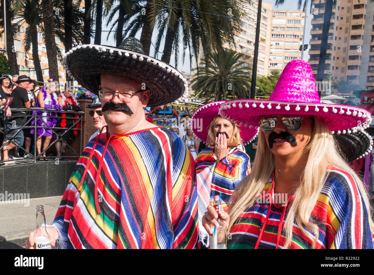 Benidorm, Costa Blanca, Spain, 15th November 2018. After the end of the ...
