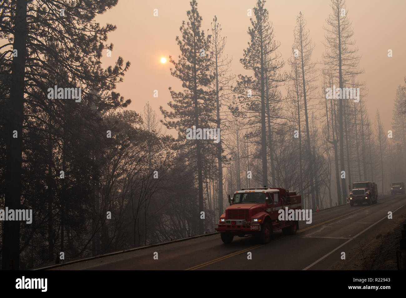 Paradise camp fire california hi-res stock photography and images - Alamy