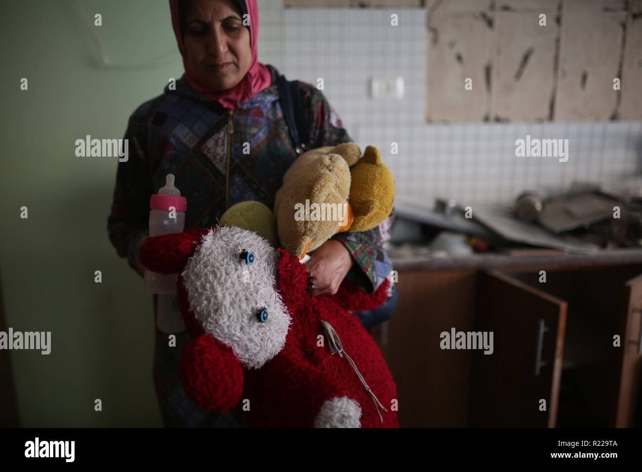 Gaza City, The Gaza Strip, Palestine. 15th Nov, 2018. Damages at ...