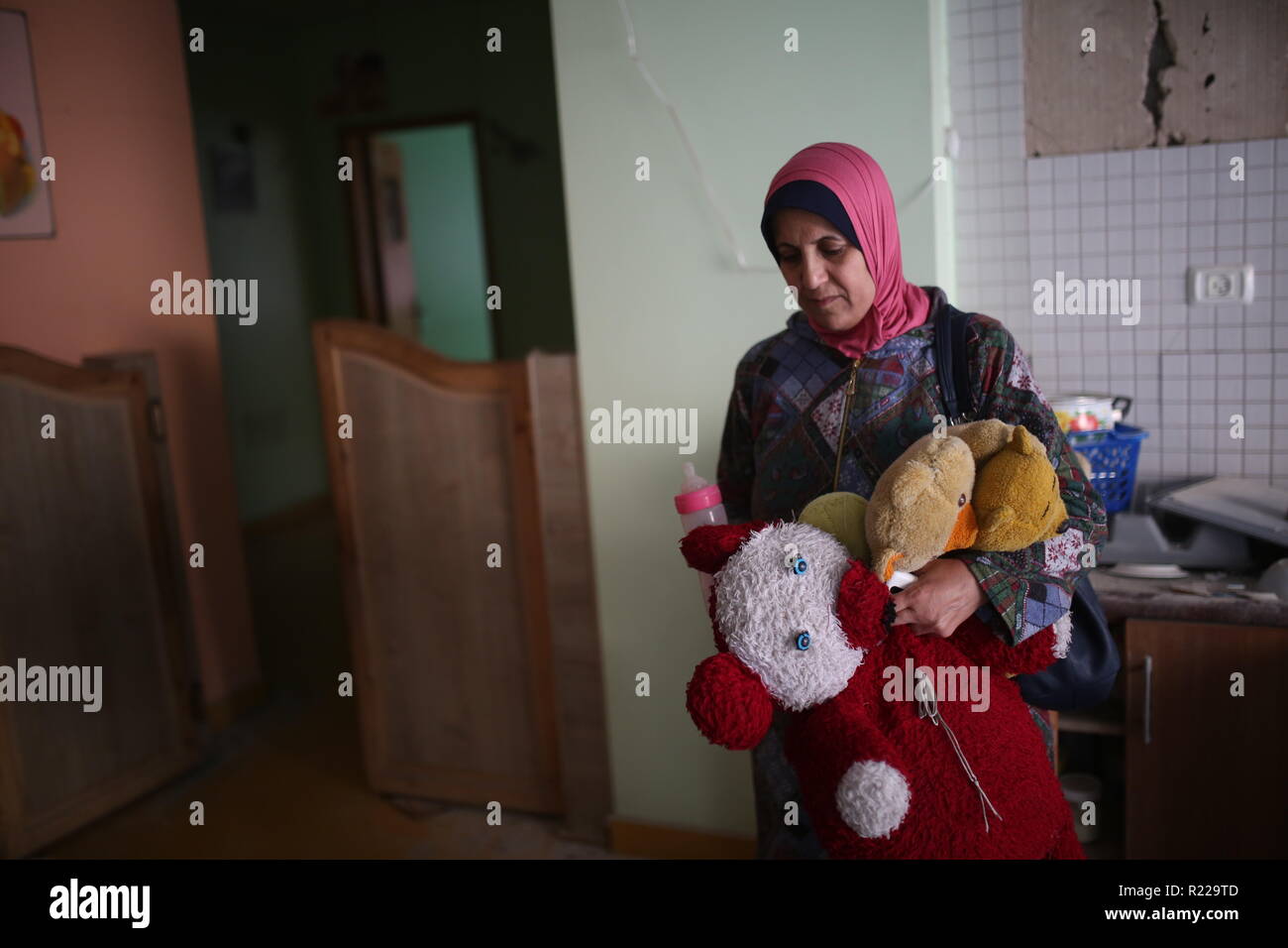 Gaza City, The Gaza Strip, Palestine. 15th Nov, 2018. Damages at ...