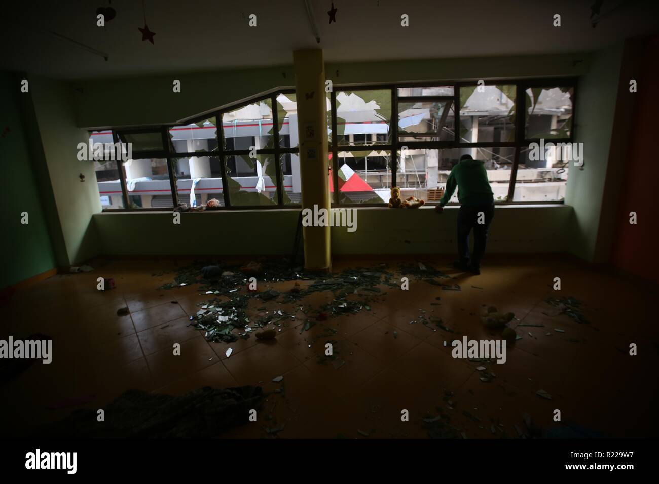 Gaza City, The Gaza Strip, Palestine. 15th Nov, 2018. Damages at ...