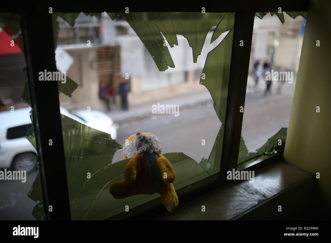 Gaza City, The Gaza Strip, Palestine. 15th Nov, 2018. Damages at ...
