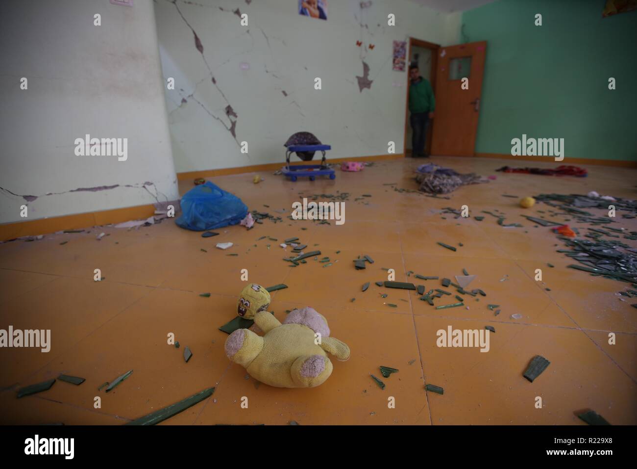 Gaza City, The Gaza Strip, Palestine. 15th Nov, 2018. Damages at ...