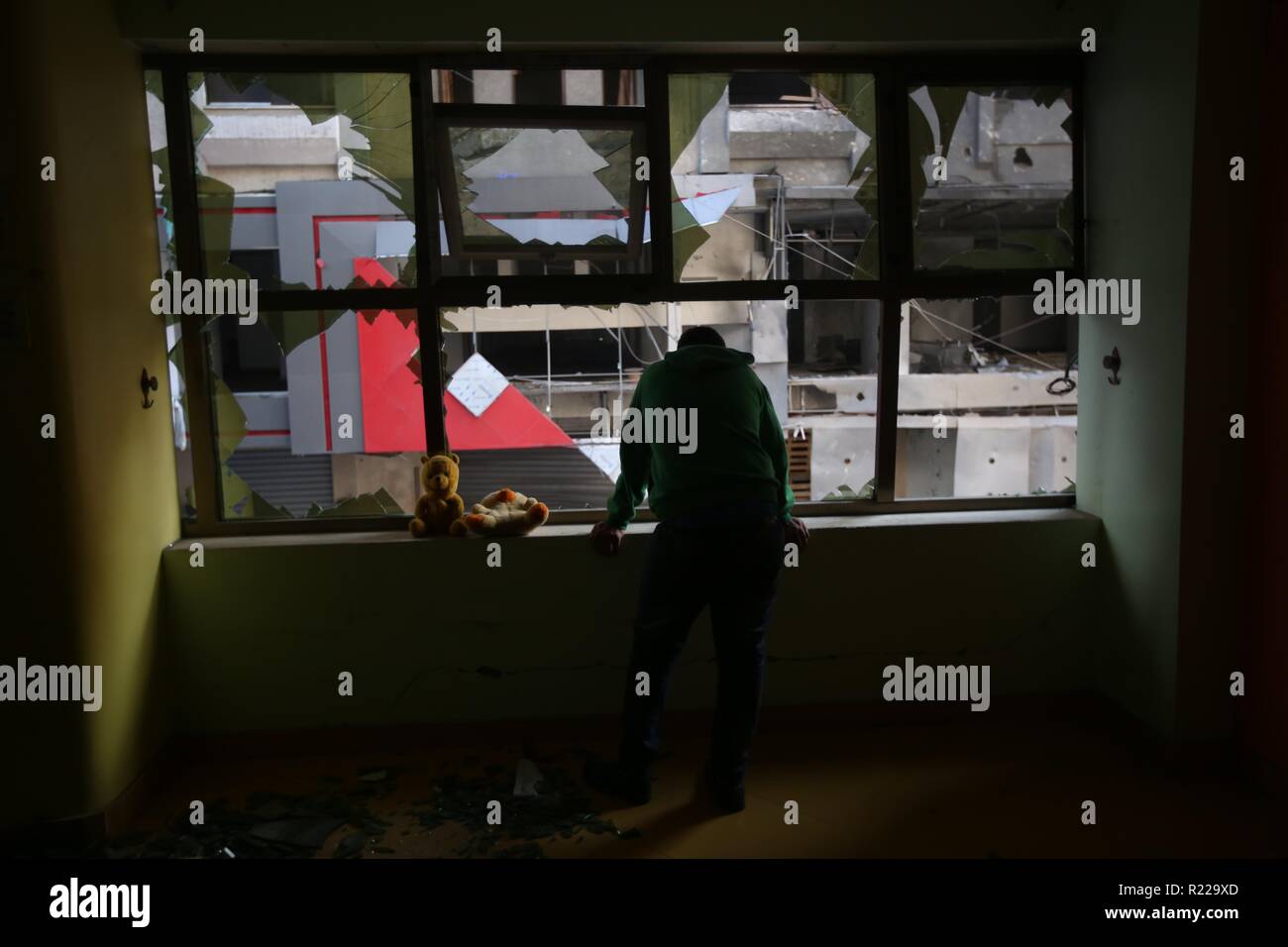 Gaza City, The Gaza Strip, Palestine. 15th Nov, 2018. Damages at ...