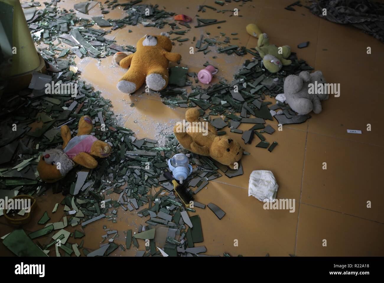 Gaza City, The Gaza Strip, Palestine. 15th Nov, 2018. Damages at ...