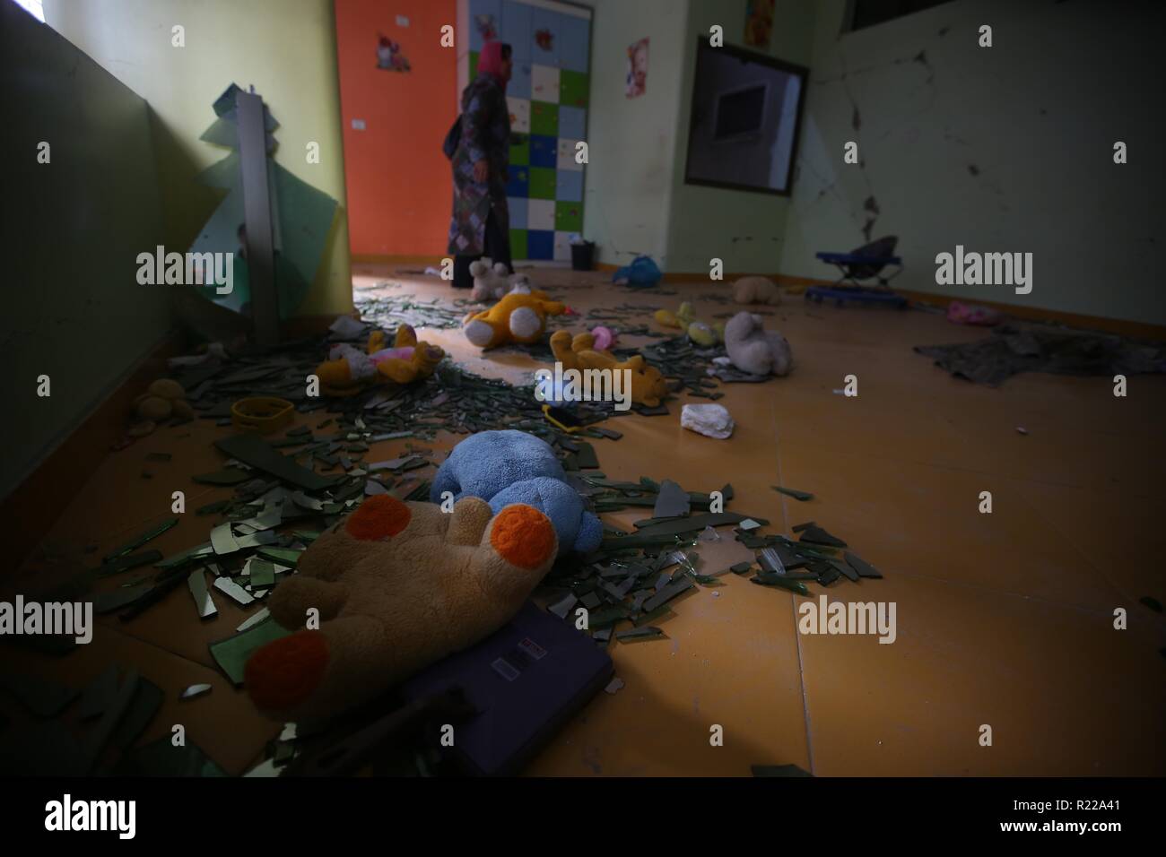 Gaza City, The Gaza Strip, Palestine. 15th Nov, 2018. Damages at ...