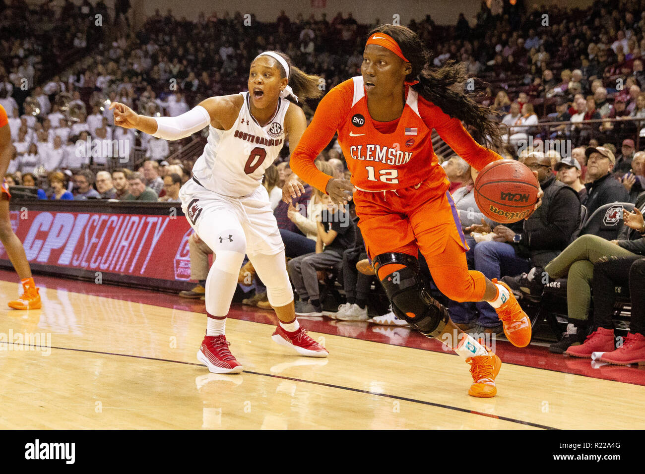 Columbia, SC, USA. 15th Nov, 2018. South Carolina Gamecocks guard Nelly ...