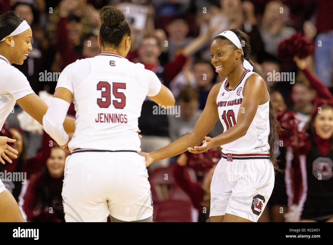 Columbia, SC, USA. 15th Nov, 2018. South Carolina Gamecocks guard ...