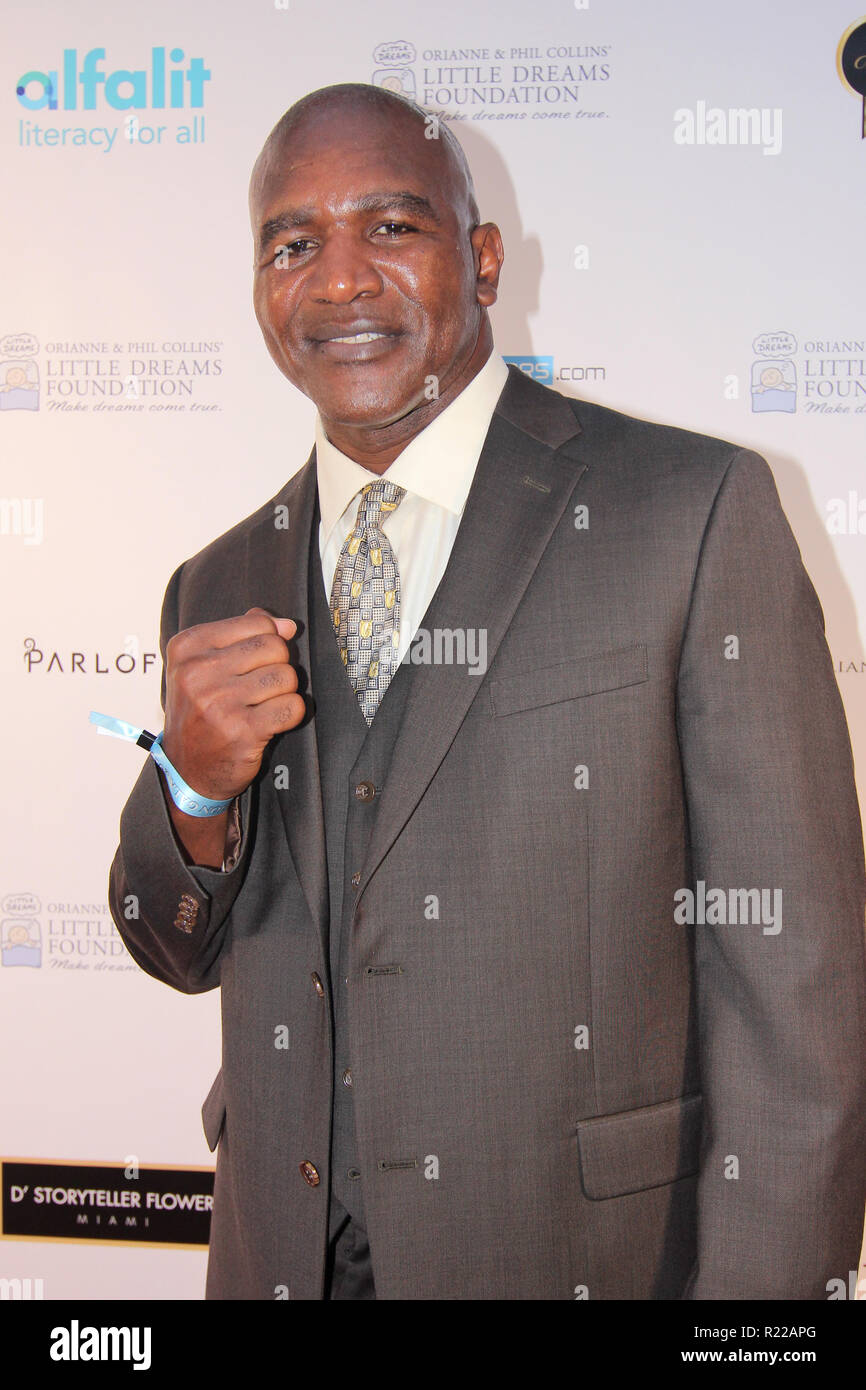 Miami Beach, FL, USA. 15th Nov, 2018. Evander Holyfield at the Phil and ...