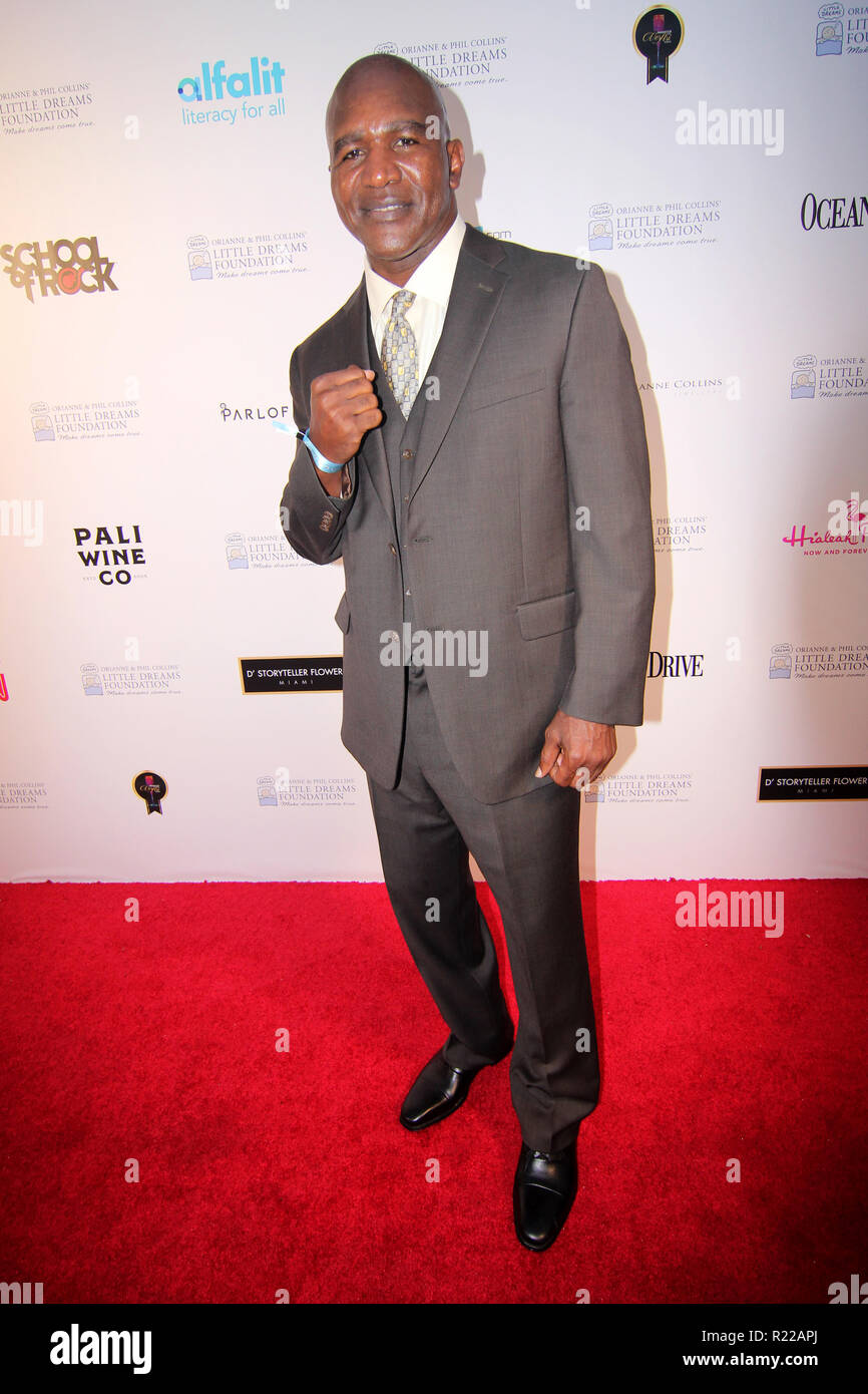 Miami Beach, FL, USA. 15th Nov, 2018. Evander Holyfield at the Phil and ...