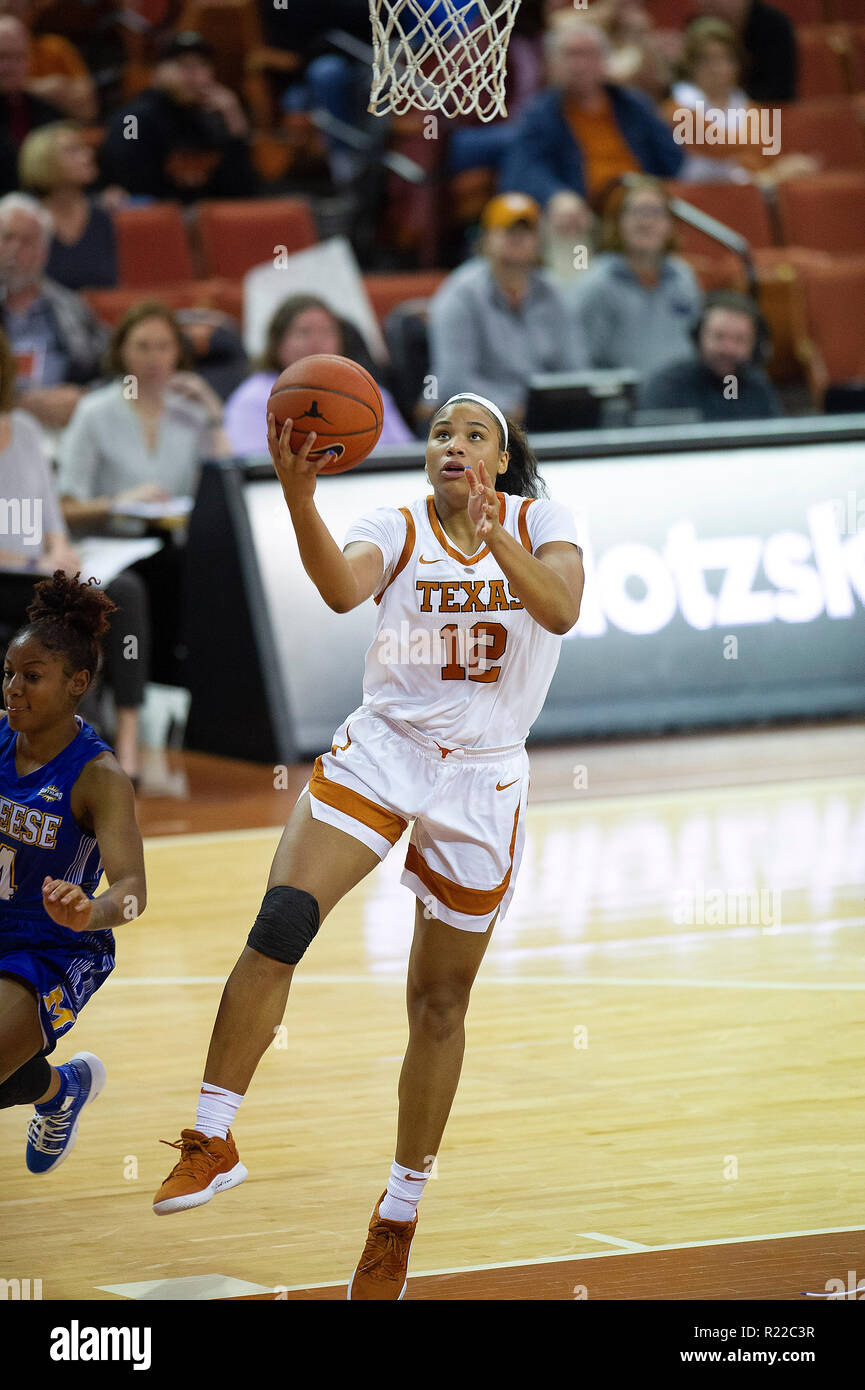 Austin, TX, USA. 15th Nov, 2018. Texas Longhorns Jada Underwood #12 in ...