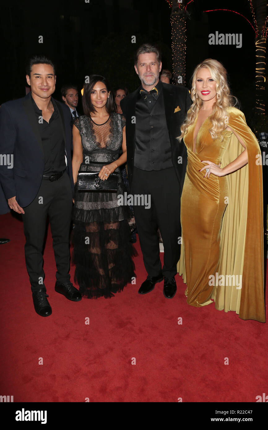 Los Angeles, Ca, USA. 15th Nov, 2018. MArio Lopez, Courtney Lopez ...