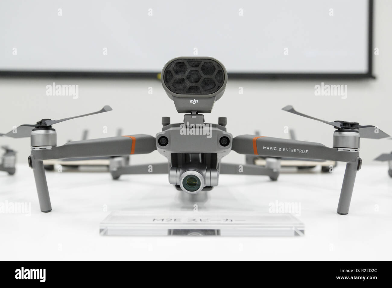 Tokyo, Japan. 15th Nov, 2018. A drone MAVIC 2 Enterprise with a M2E ...