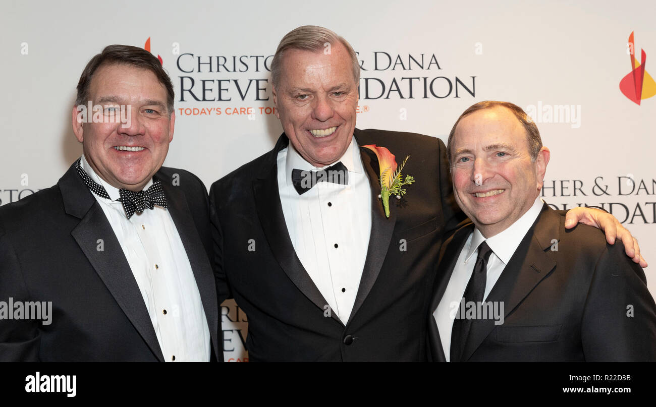 New York, USA. 15th November, 2018. Michael Fordyce, Peter Wilderotter ...