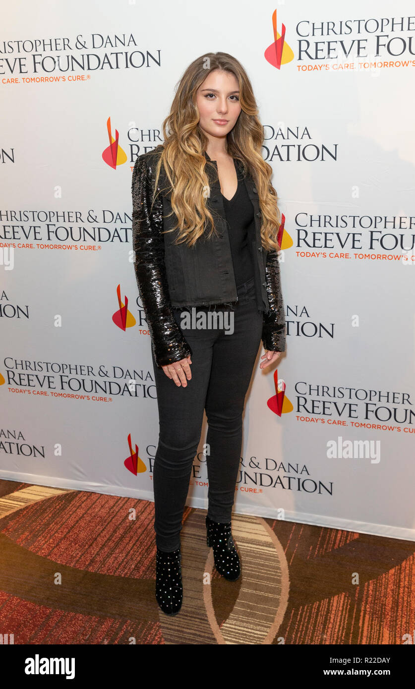 New York, USA. 15th November, 2018. Grace Gaustad attends The ...