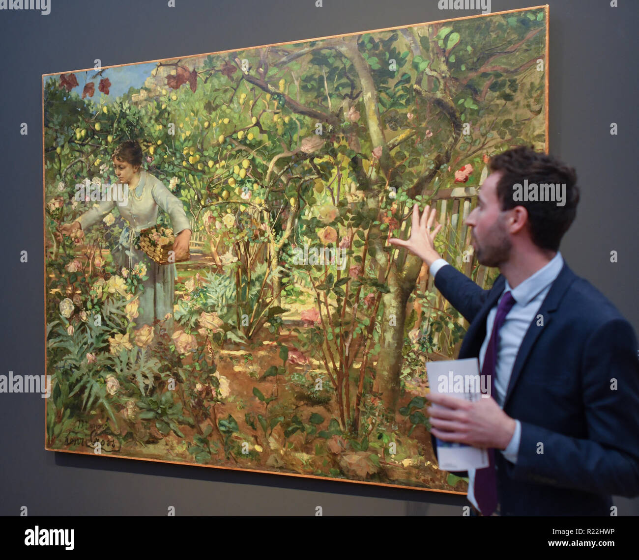 Potsdam, Germany. 16th Nov, 2018. Daniel Zamani, curator of the ...