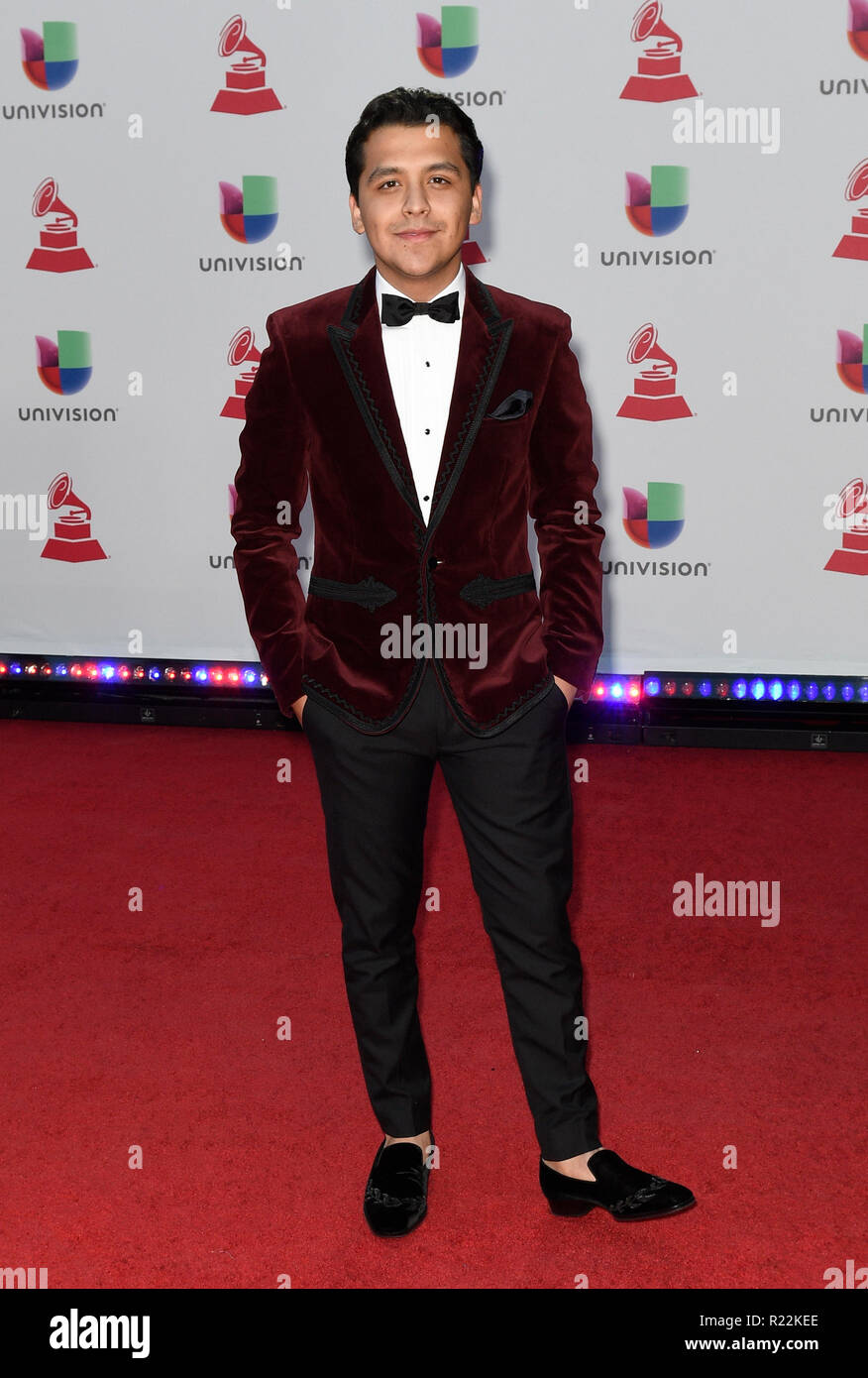 Las Vegas, NV, USA. 15th Nov, 2018. Christian Nodal at the 19th Annual ...