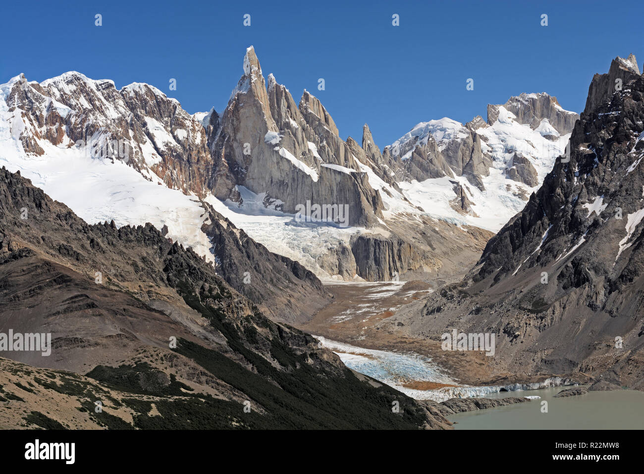 High Peaks of the Southern Andes in Los Glaciares National Park in ...