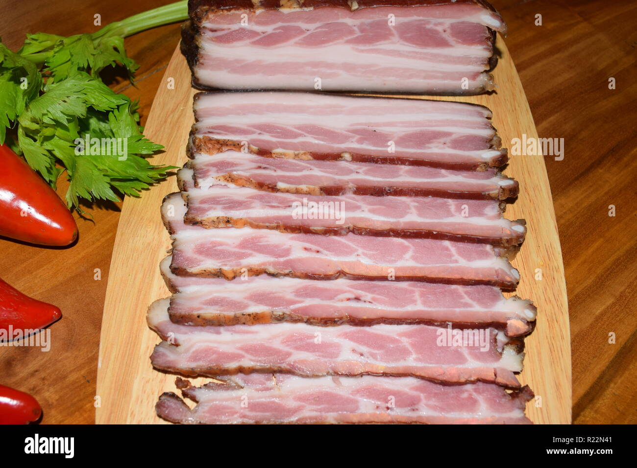 The whole of fame of "Smoked Bacon" German – Food, fully cured and ...