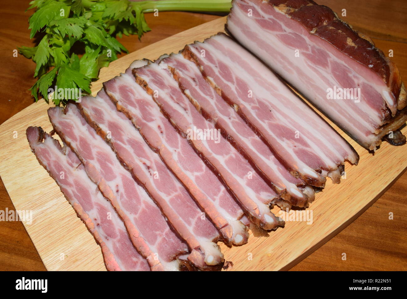 The whole of fame of "Smoked Bacon" German – Food, fully cured and ...