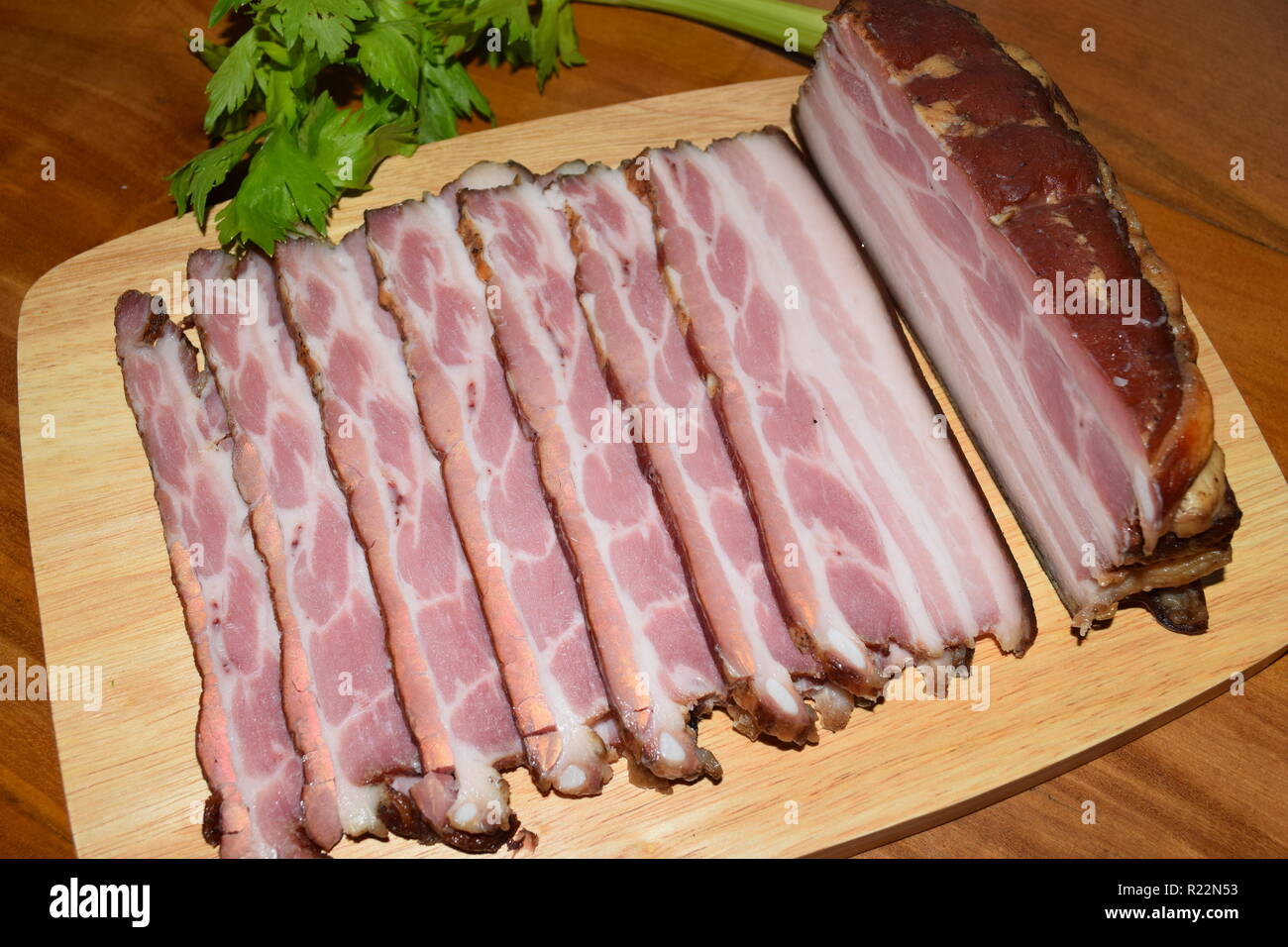 The whole of fame of "Smoked Bacon" German – Food, fully cured and ...