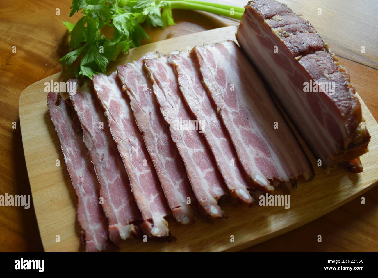 The whole of fame of "Smoked Bacon" German – Food, fully cured and ...