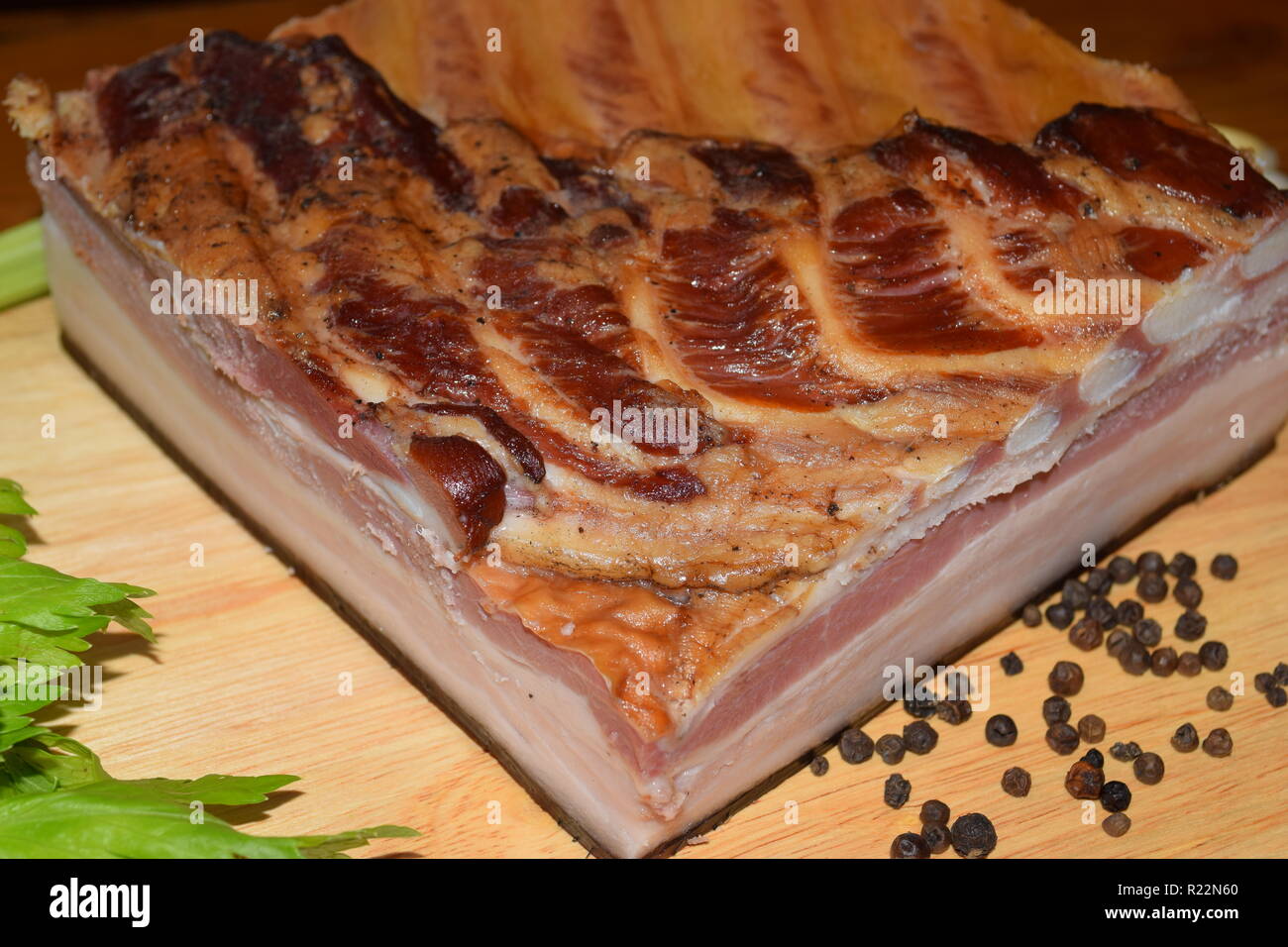 The whole of fame of "Smoked Bacon" German – Food, fully cured and ...