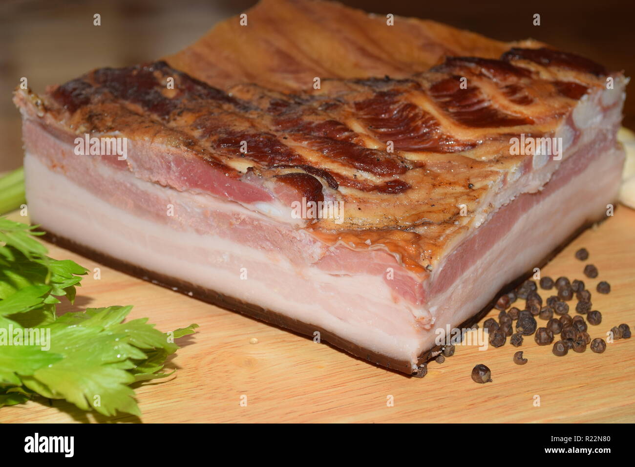 The whole of fame of "Smoked Bacon" German – Food, fully cured and ...