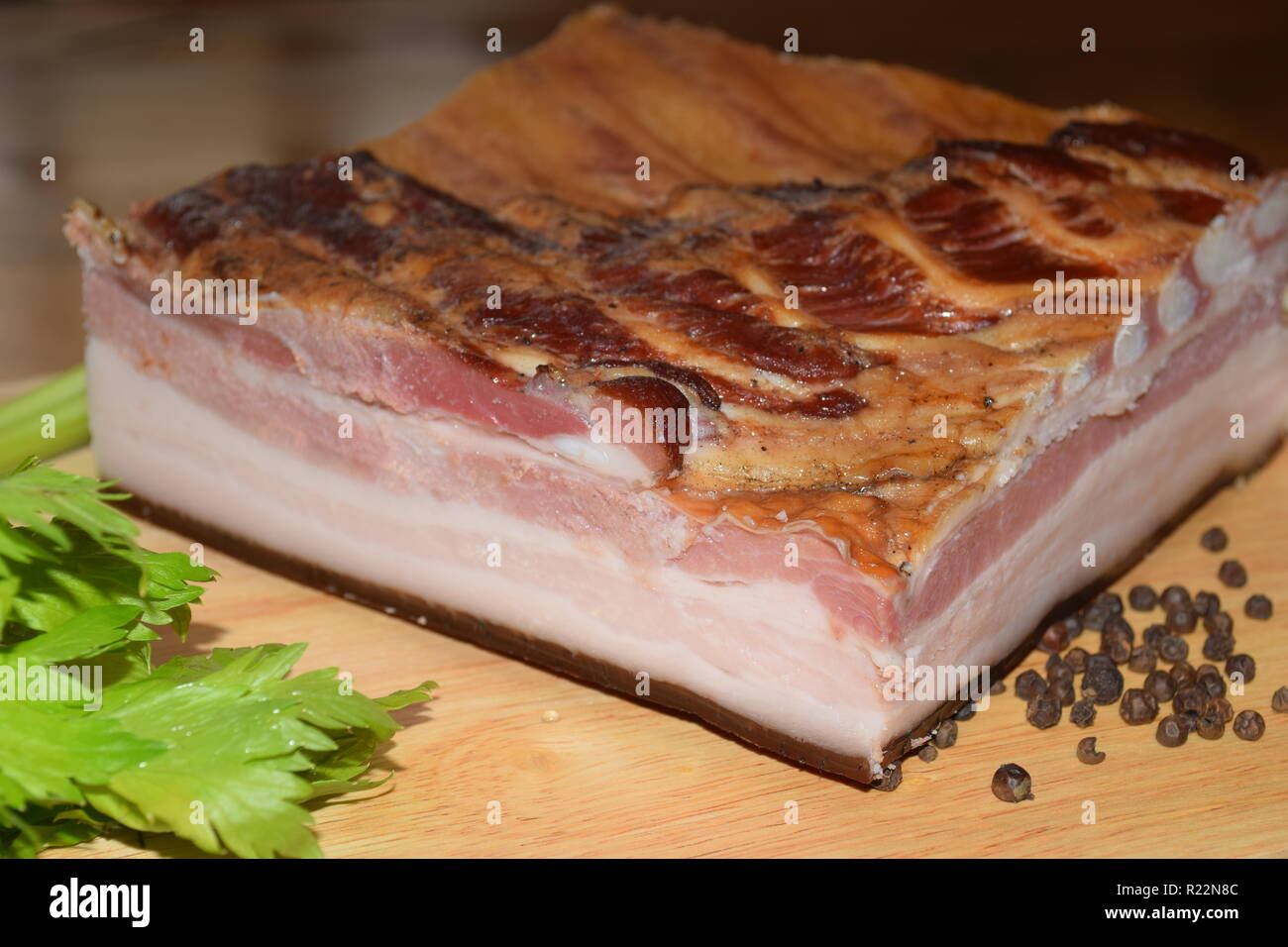The whole of fame of "Smoked Bacon" German – Food, fully cured and ...