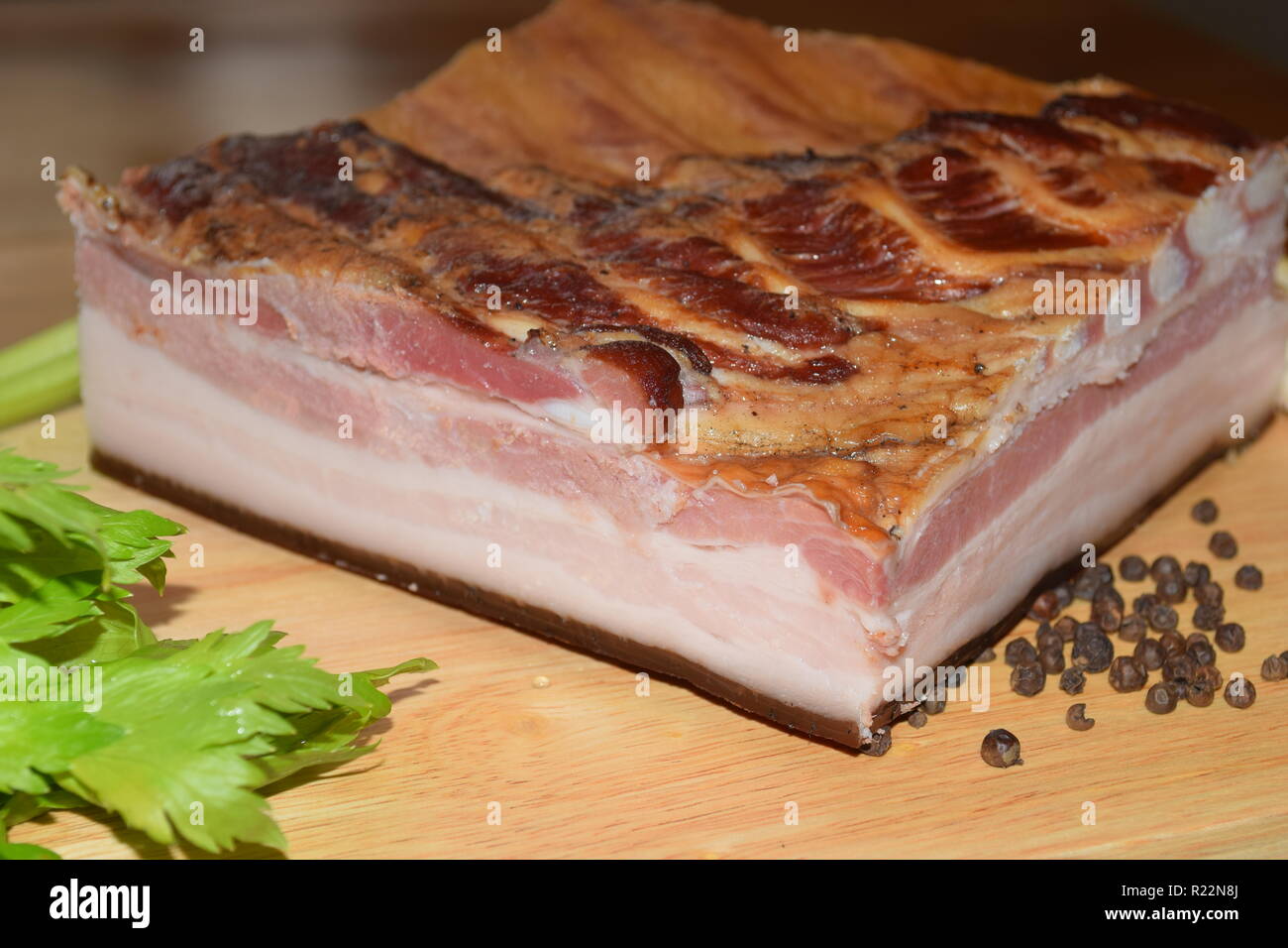 The whole of fame of "Smoked Bacon" German – Food, fully cured and ...