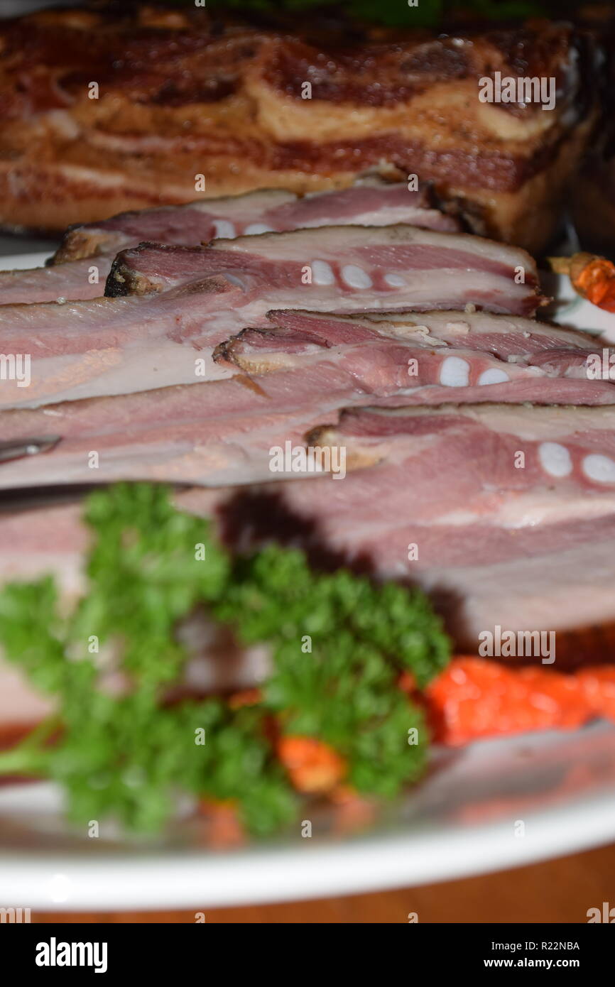 The whole of fame of "Smoked Bacon" German – Food, fully cured and ...